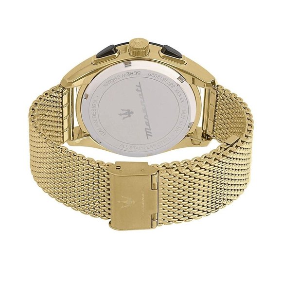 Maserati | Accessories | New Maserati Black Dial Gold Watch | Poshmark